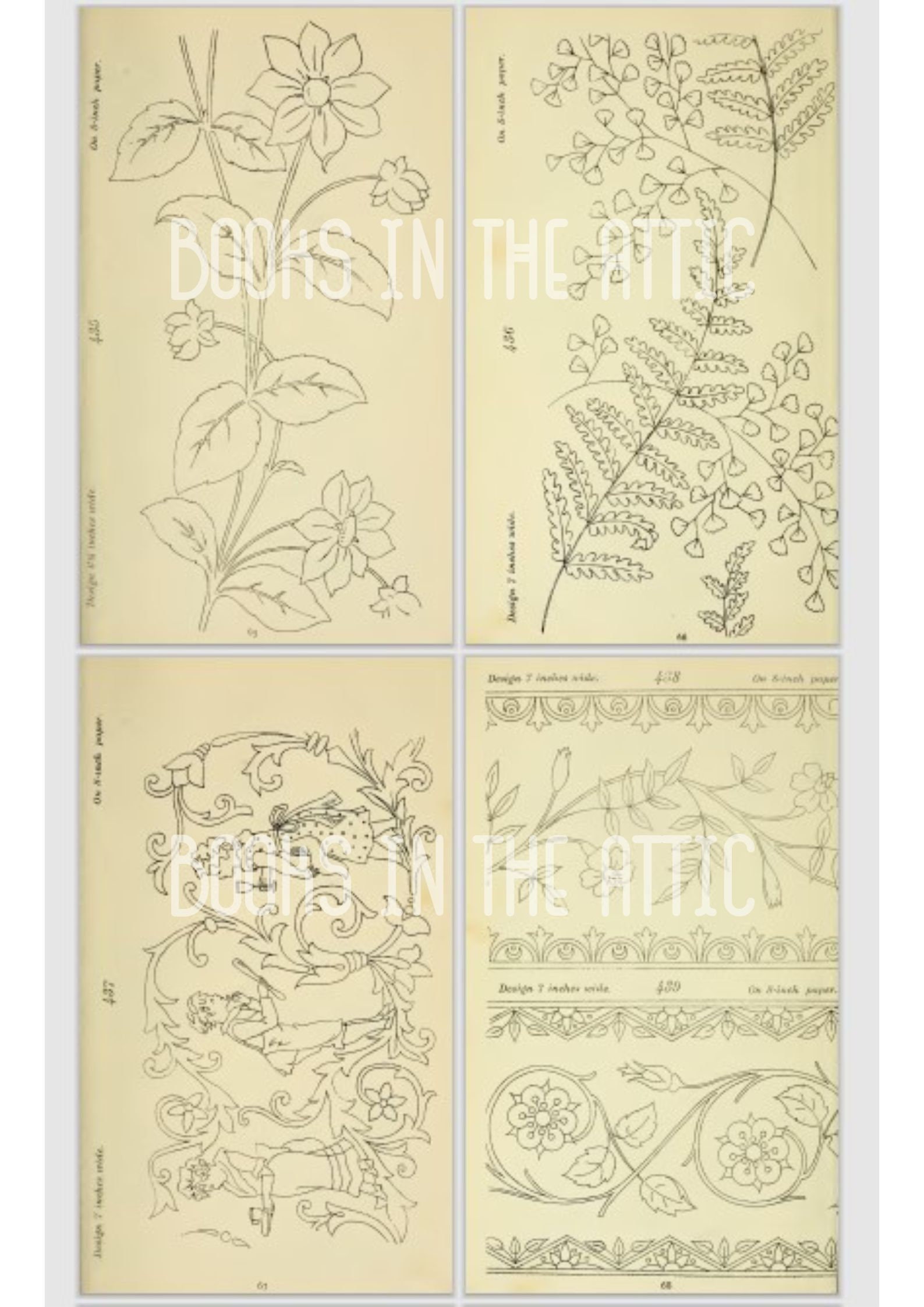500 Embroidery Pattern Design Hand Embroidery Patterns PDF - Etsy Australia