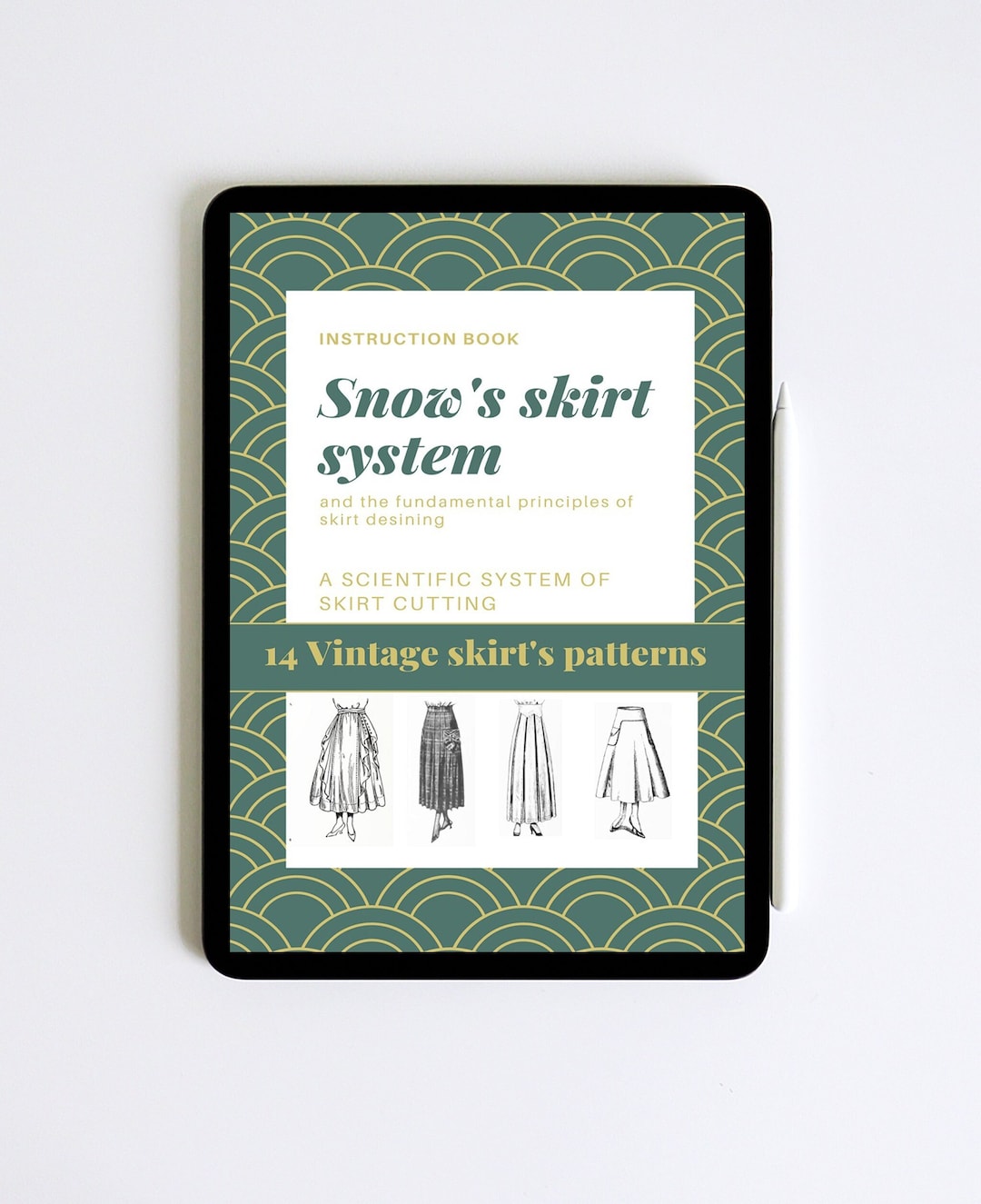 Snow's Skirt System -how to Make Downton Abbey 1920s Skirt Pattern Pdf ...