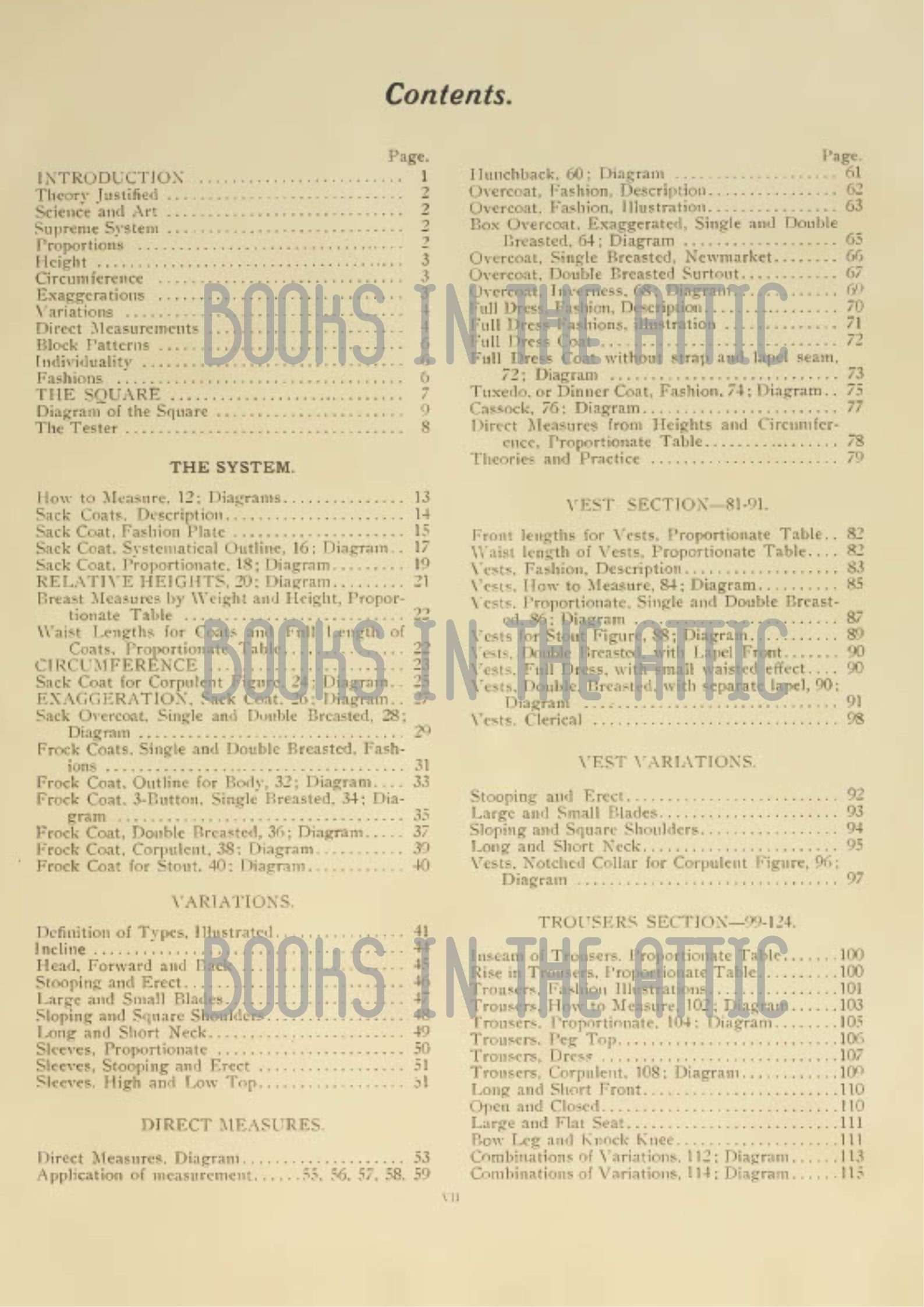 Rare Book of Men's Tailoring, How to Make Mens Patterns, Dressmaking ...