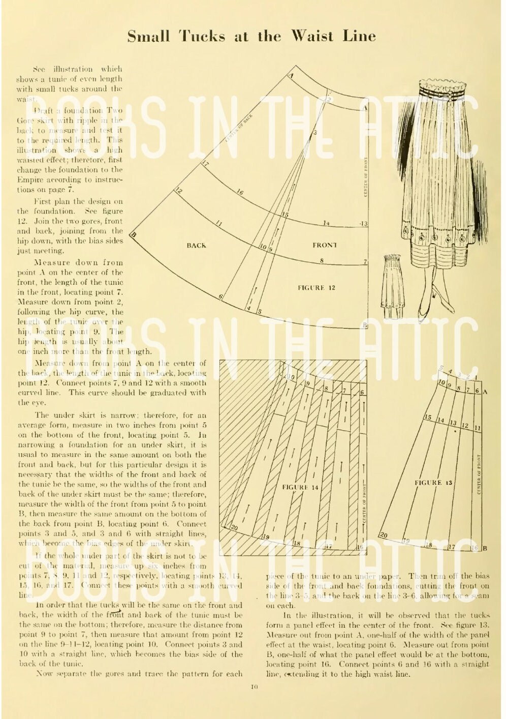 Snow's Skirt System -how to Make Downton Abbey 1920s Skirt Pattern Pdf ...