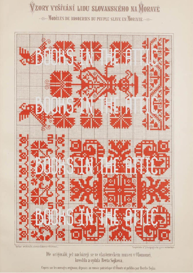 Slavic Embroidery Patterns, 32 Bulgarian Embroidery Designs, Embroidery ...