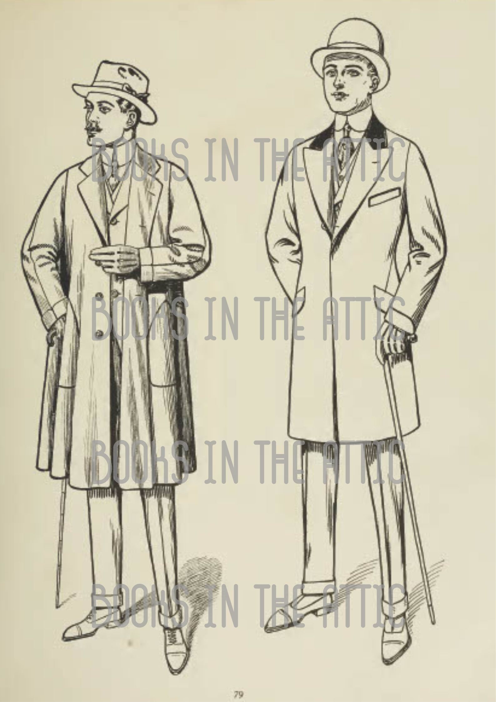 Rare Book of Men's Tailoring, Downton Abbey Mens Patterns, How to Make ...