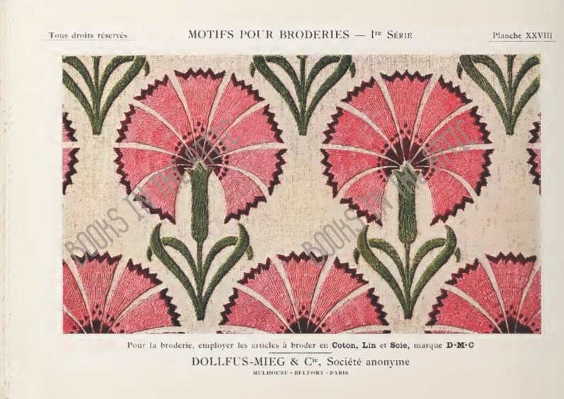 Embroidery Pattern Book, Colors Embroidery Designs, Motifs Pour ...