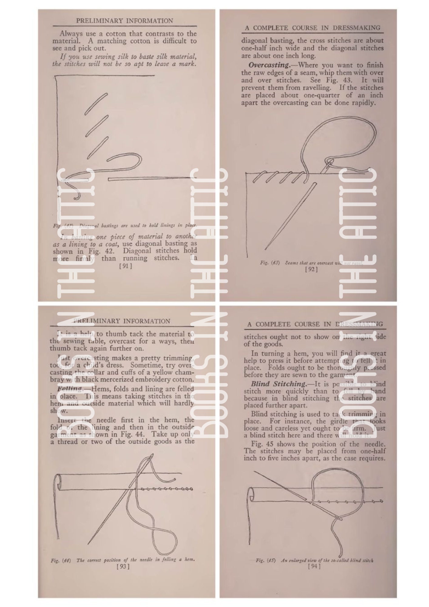 A Complete Course in Dressmaking - Lesson 1: Introduction, Vintage ...