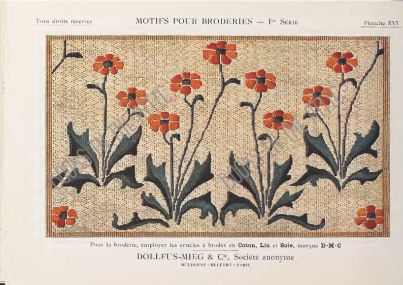 Embroidery Pattern Book, Colors Embroidery Designs, Motifs Pour ...