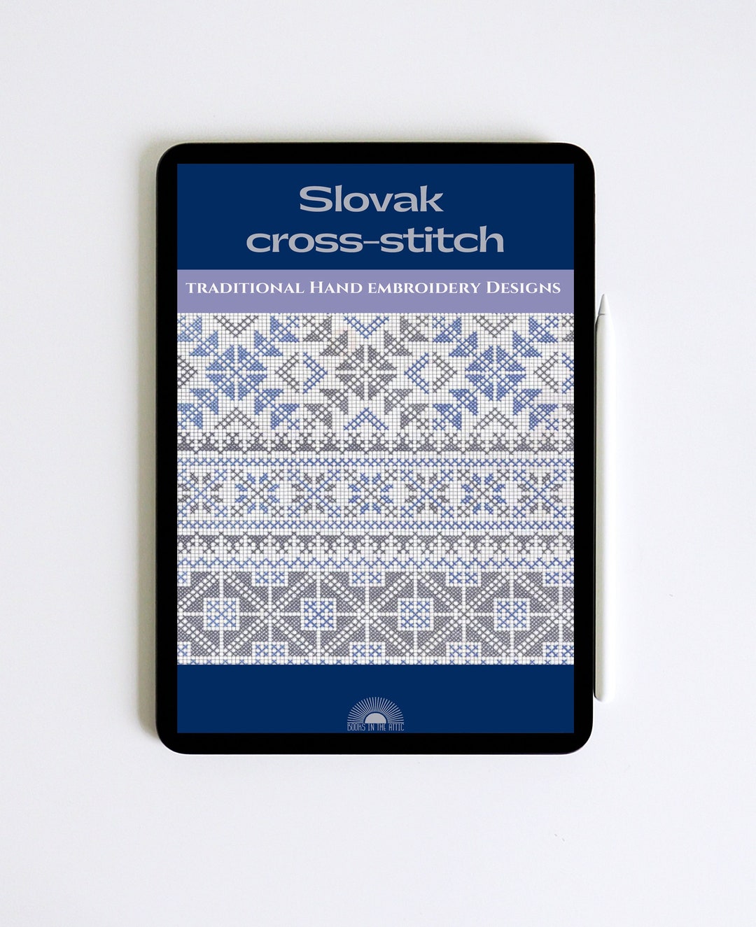 Slovak Cross Stitch Pattern Book, Folk Hand Embroidery Patterns ...