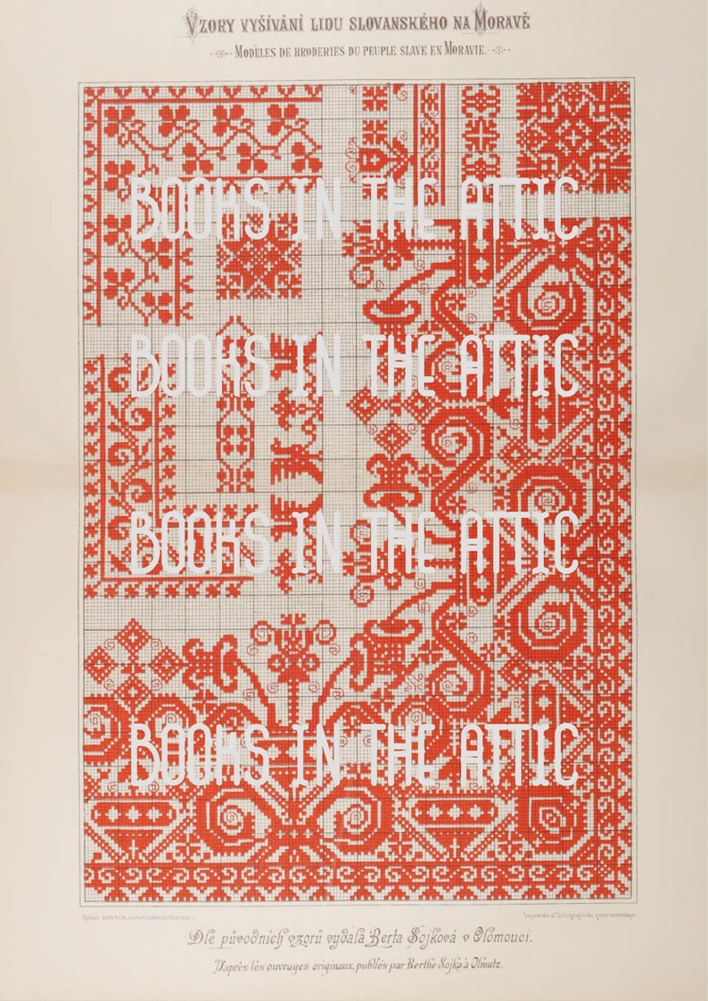 Slavic Embroidery Patterns, 32 Bulgarian Embroidery Designs, Embroidery ...