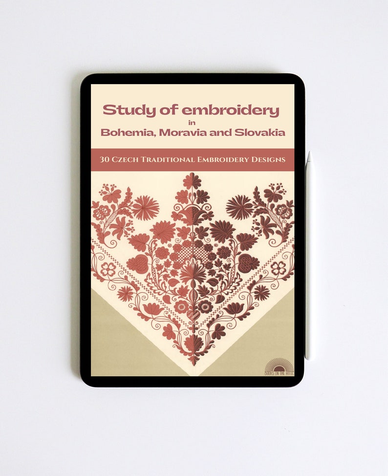 Embroidery Designs in Bohemia, Moravia and Slovakia, Vintage Embroidery ...