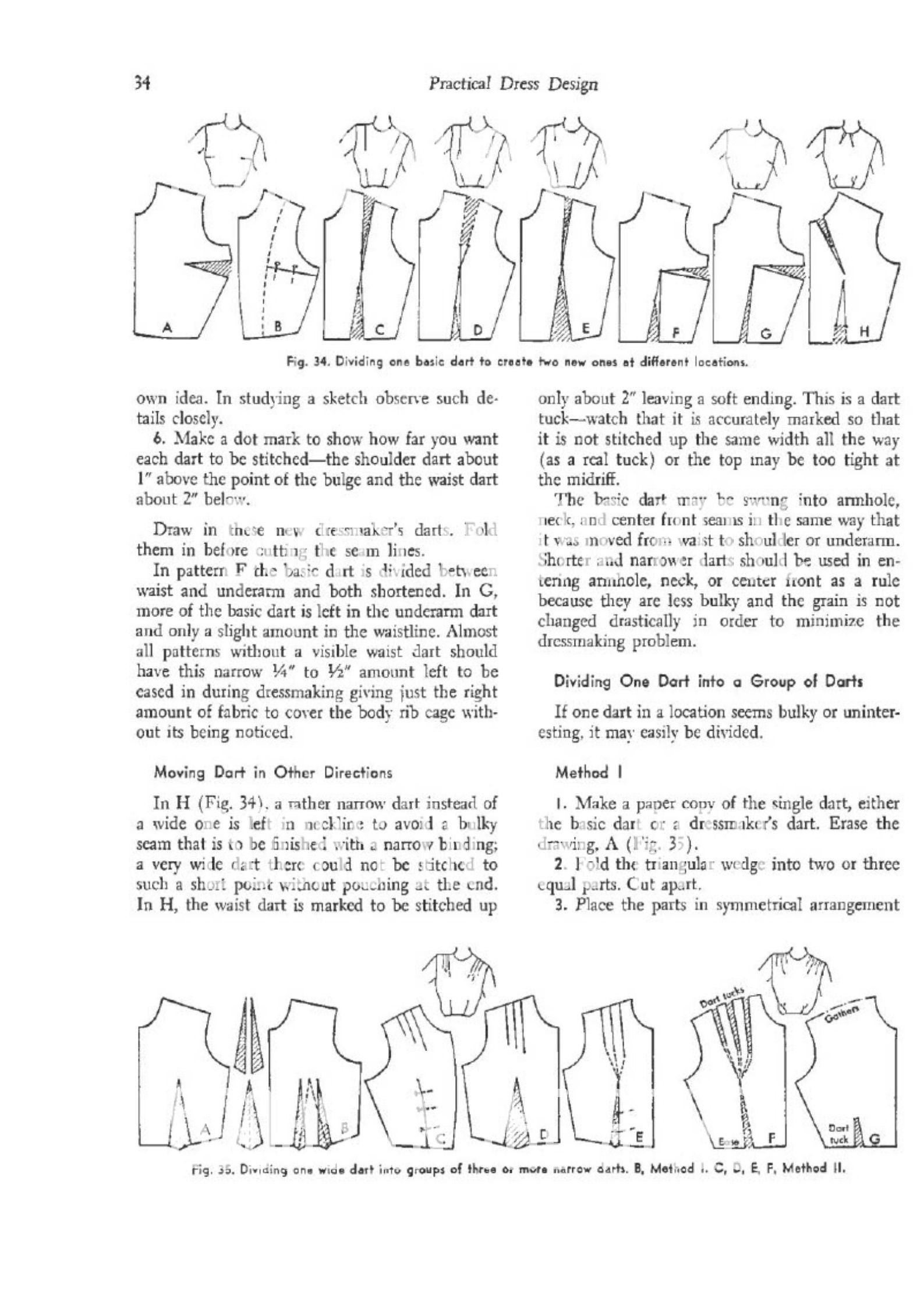 Practical Dress Design - 50s Dress Pattern Making Guide With Sewing ...