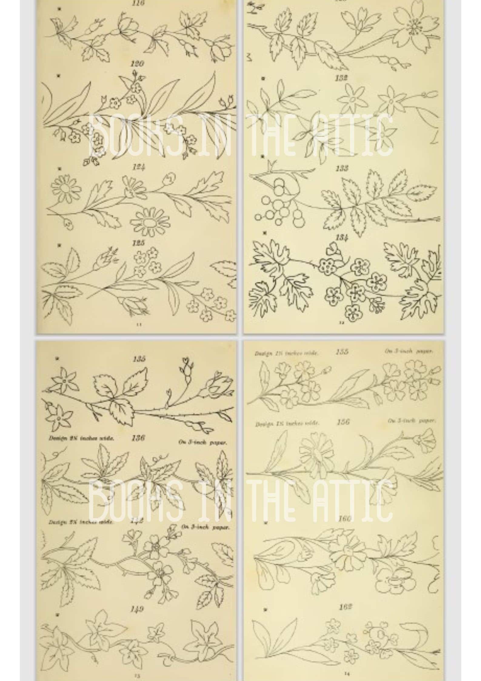 500 Embroidery Pattern Design Hand Embroidery Patterns PDF - Etsy Australia
