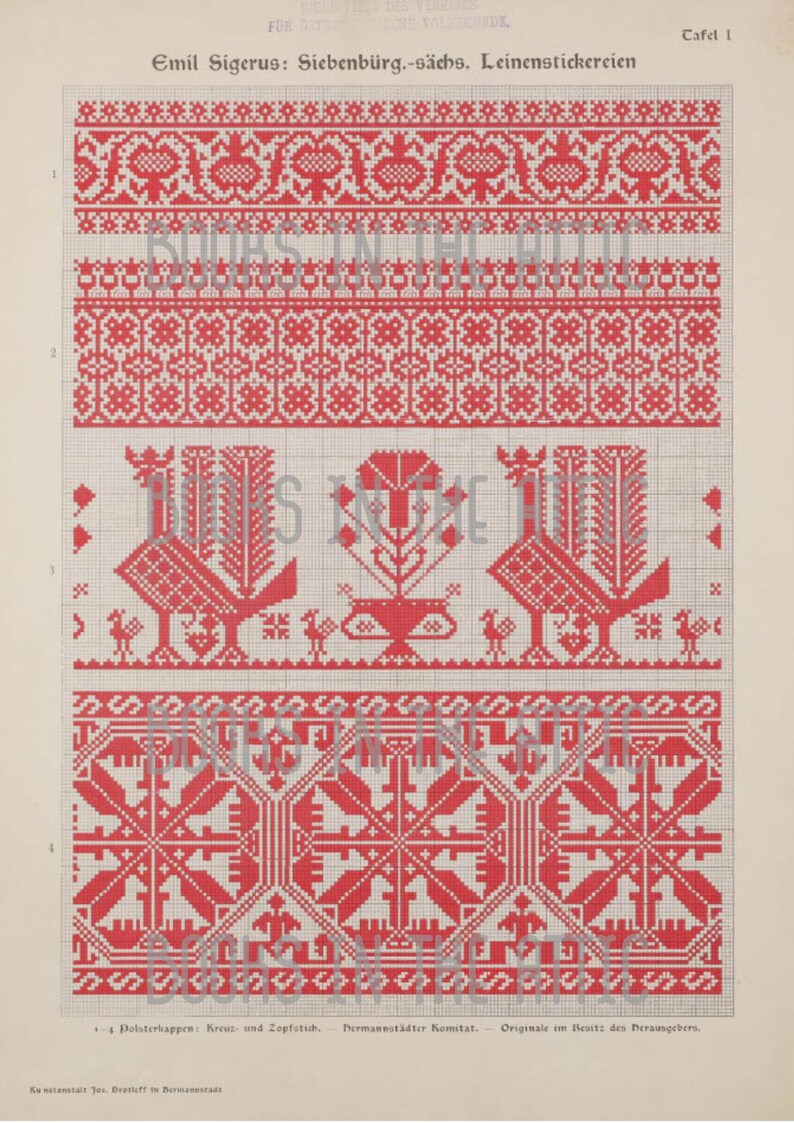 German Embroidery Patterns, Hand Embroidery Designs, Vintage Folk ...