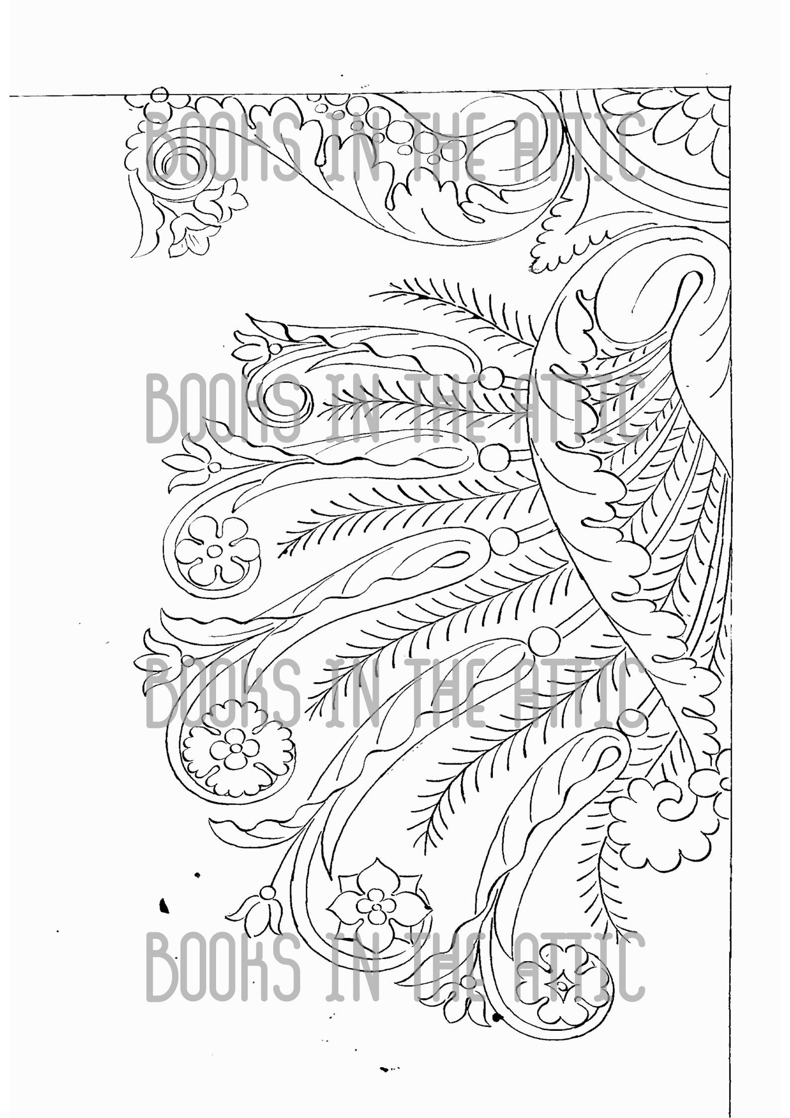 100 Embroidery Pattern Design, Hand Embroidery Patterns PDF, Floral ...