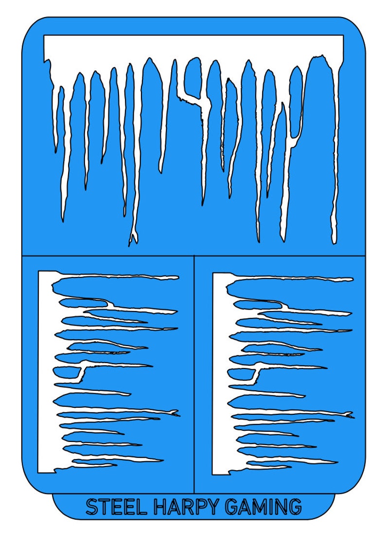 Rust Streaks Wargaming Airbrush/painting Stencil - Etsy