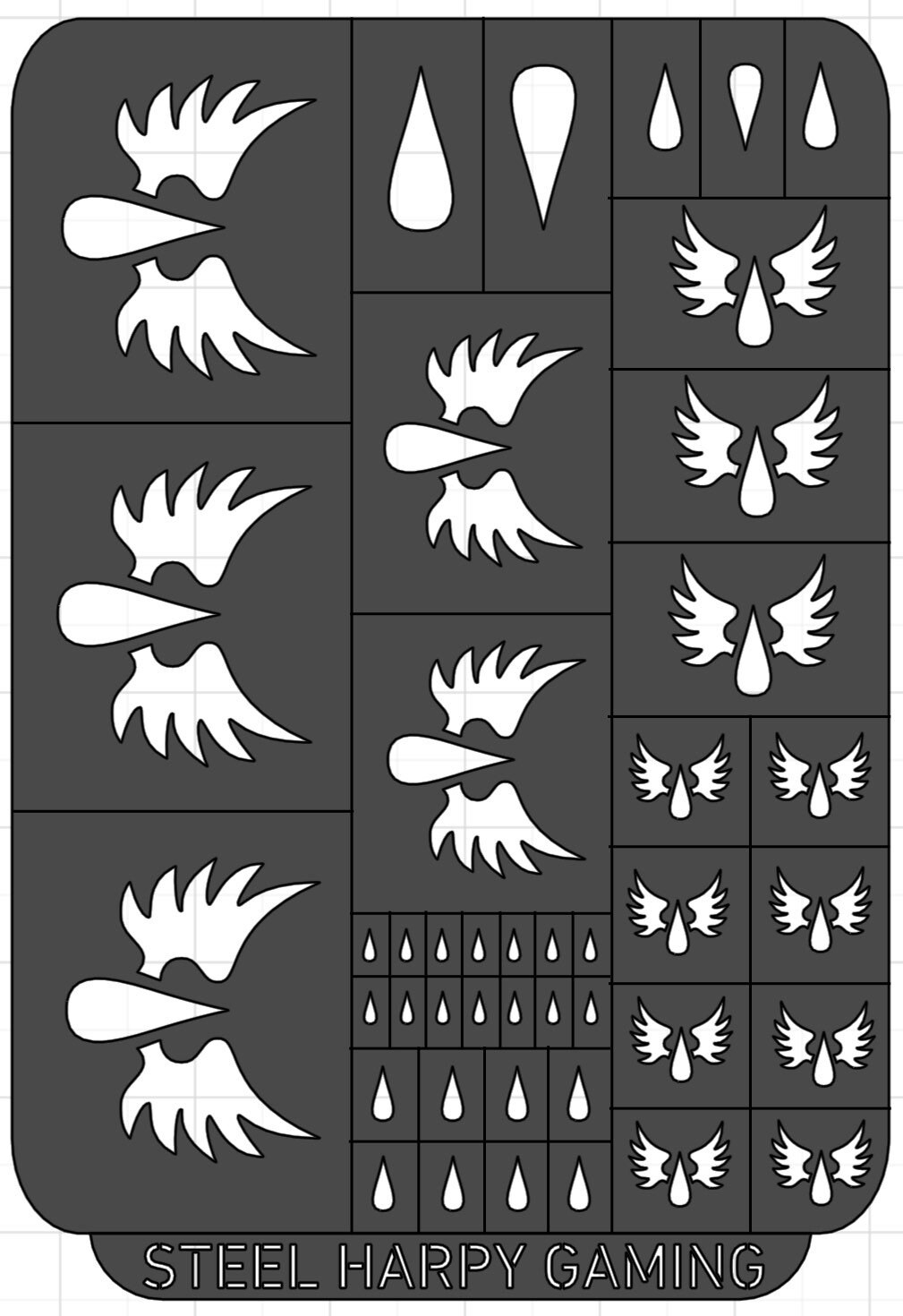 Blood Angels Decal - Etsy UK