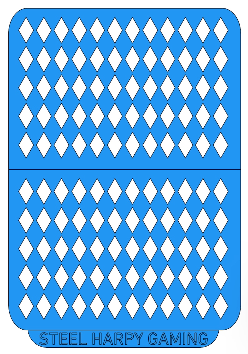 Jester Diamonds Wargaming Airbrush/painting Stencil - Etsy