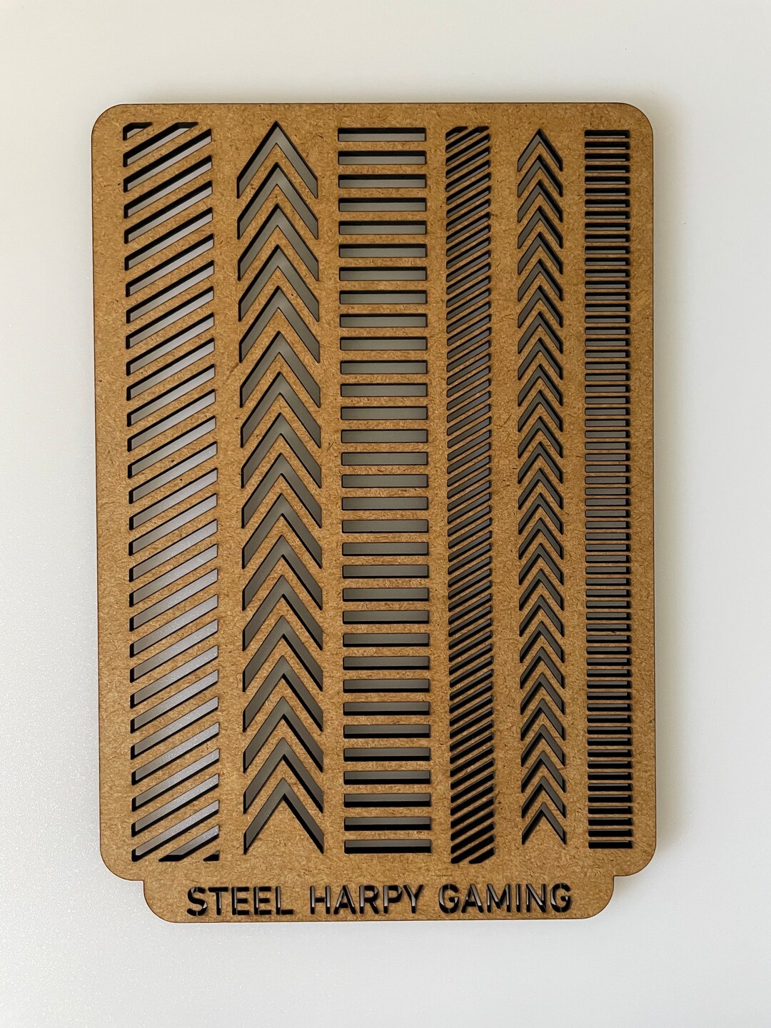 Hazards/chevrons/stripes Wooden Wargaming Airbrush/painting Stencil - Etsy