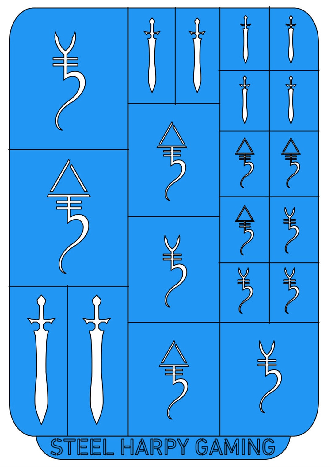 Space Elves - Wargaming Airbrush/painting Stencil - Etsy