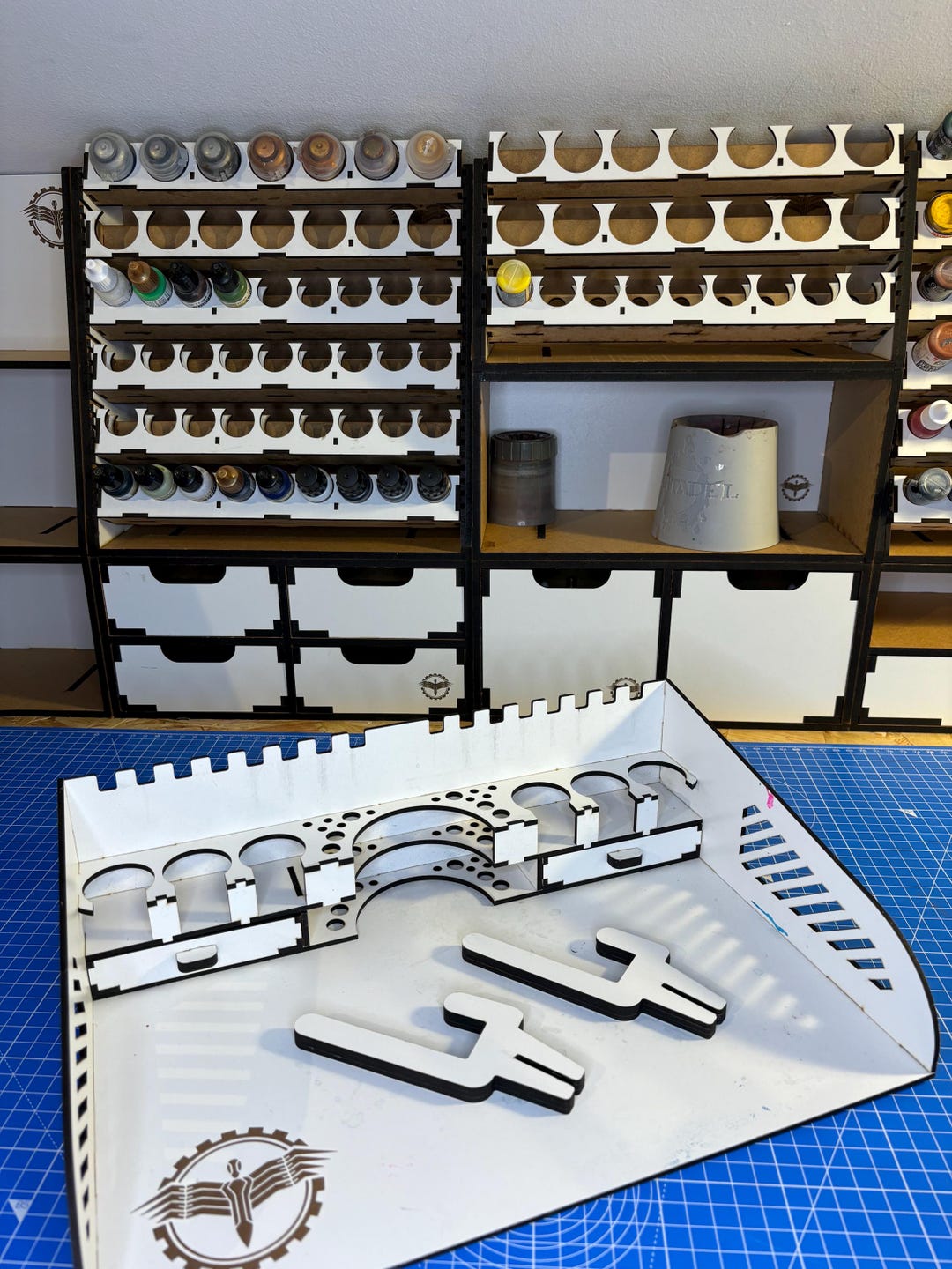 White MDF Painting / Hobby Station - Etsy