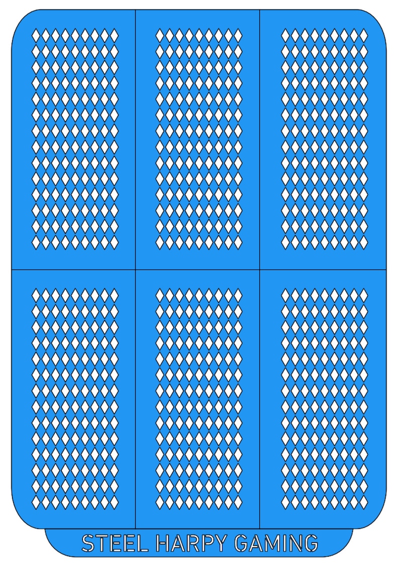 Jester Diamonds Wargaming Airbrush/painting Stencil - Etsy