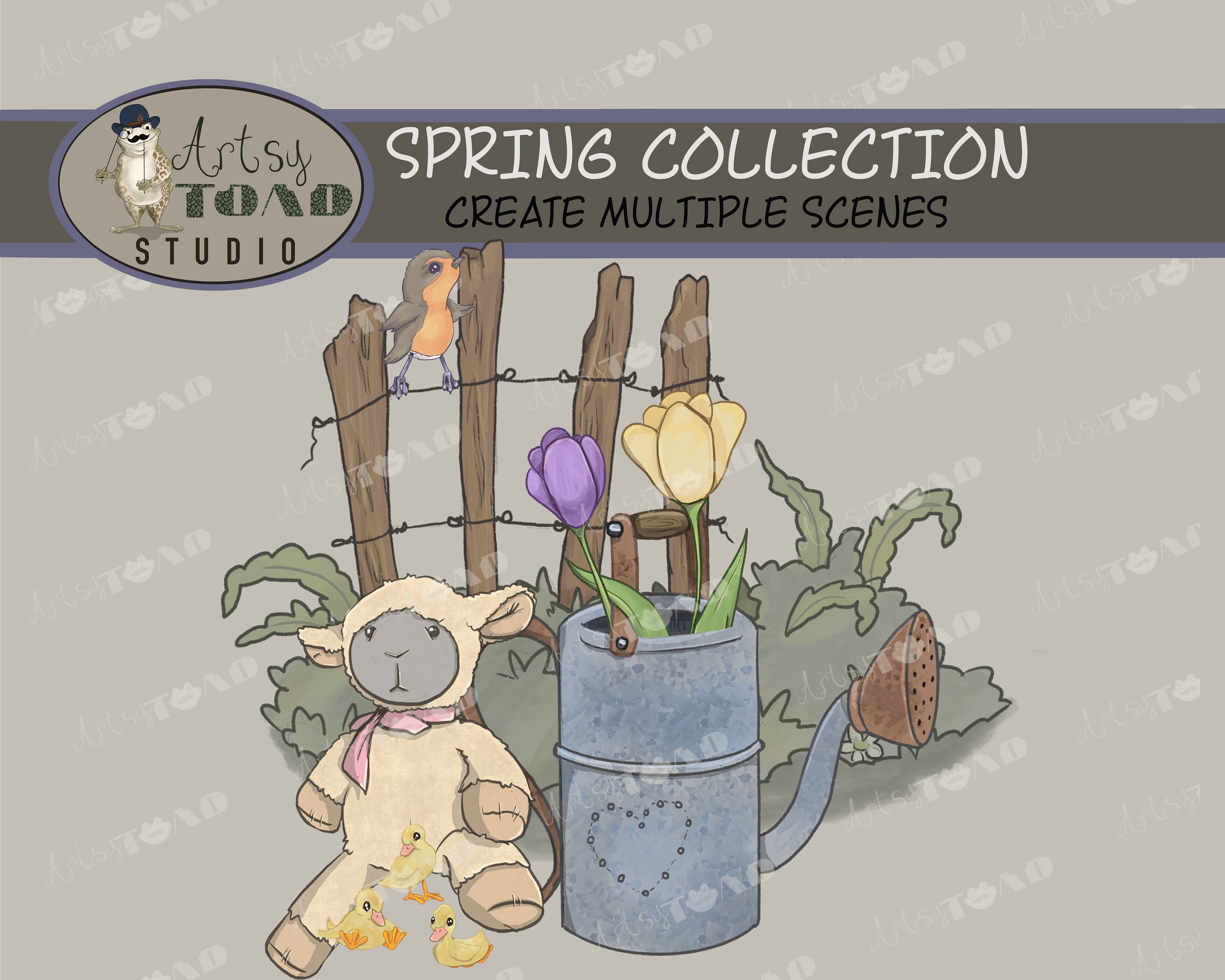 Ultimate Spring Collection Clipart Set - 300DPI - Etsy