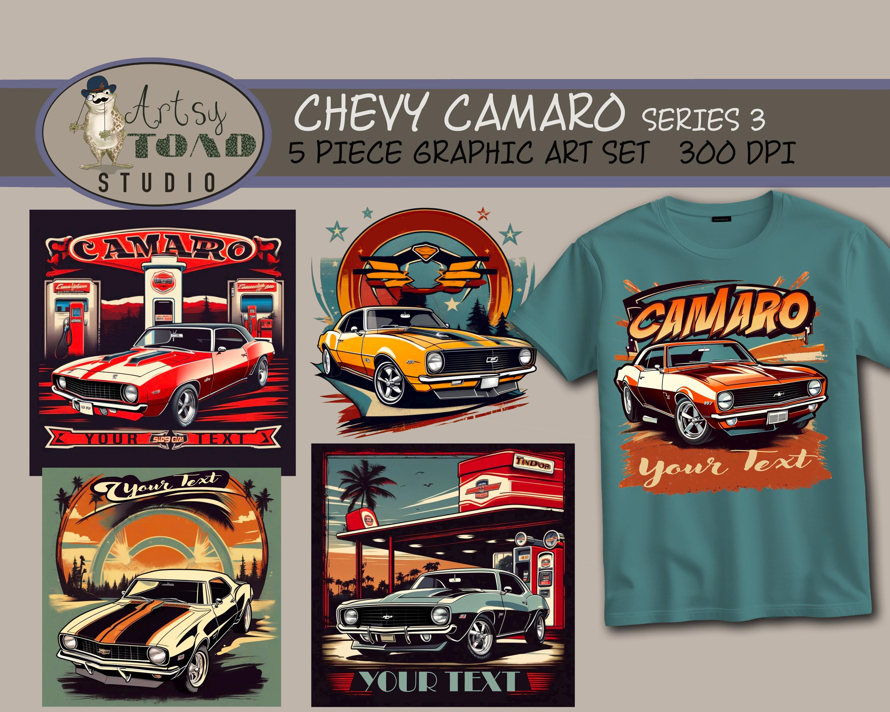Chevy Camaro Graphics Series 3 - 5 High Quality - Full Color Graphics ...