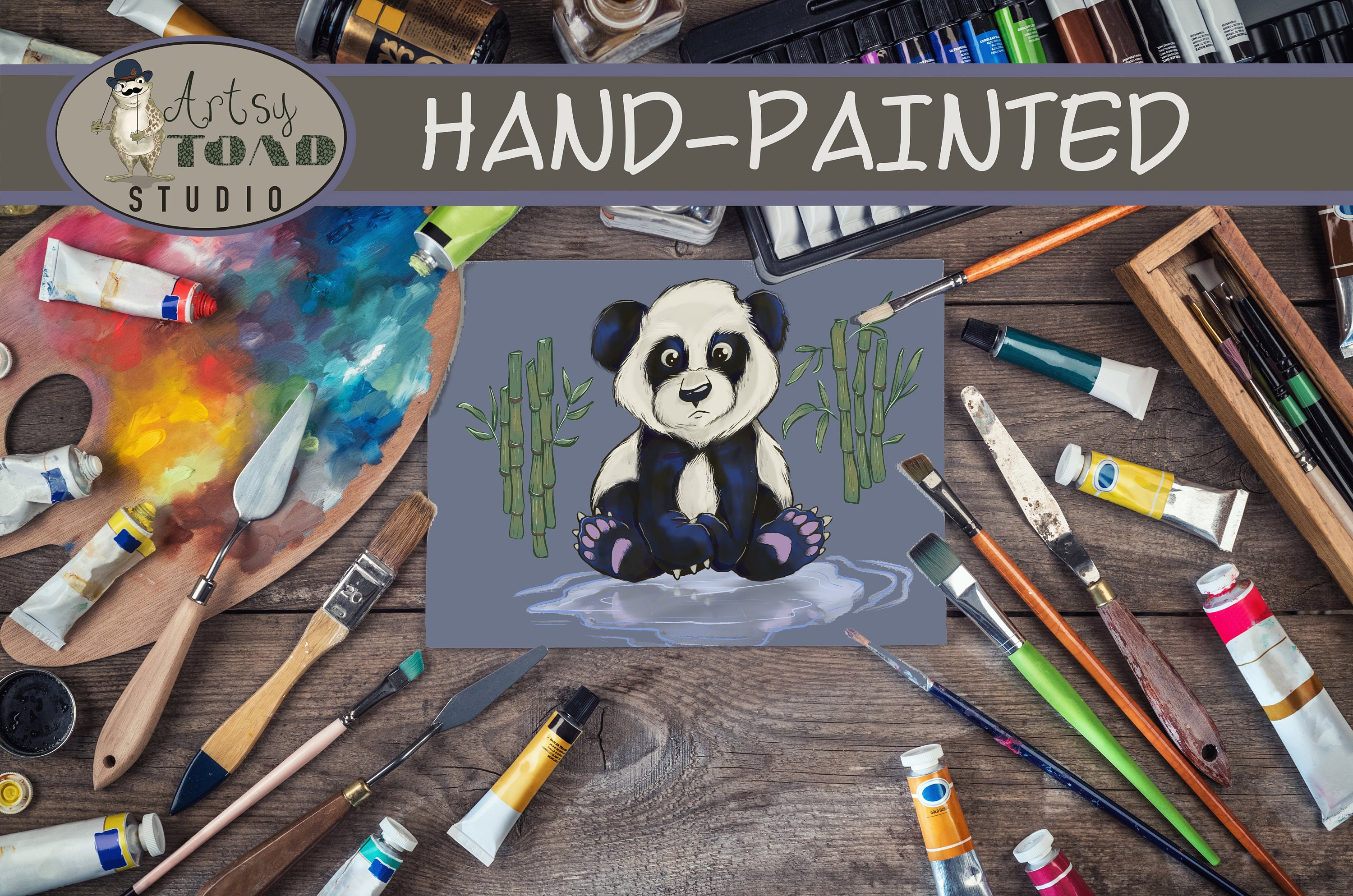 Cute Panda Bear Clipart Set - Etsy