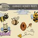 Honey Bee Clip Art Set - Etsy