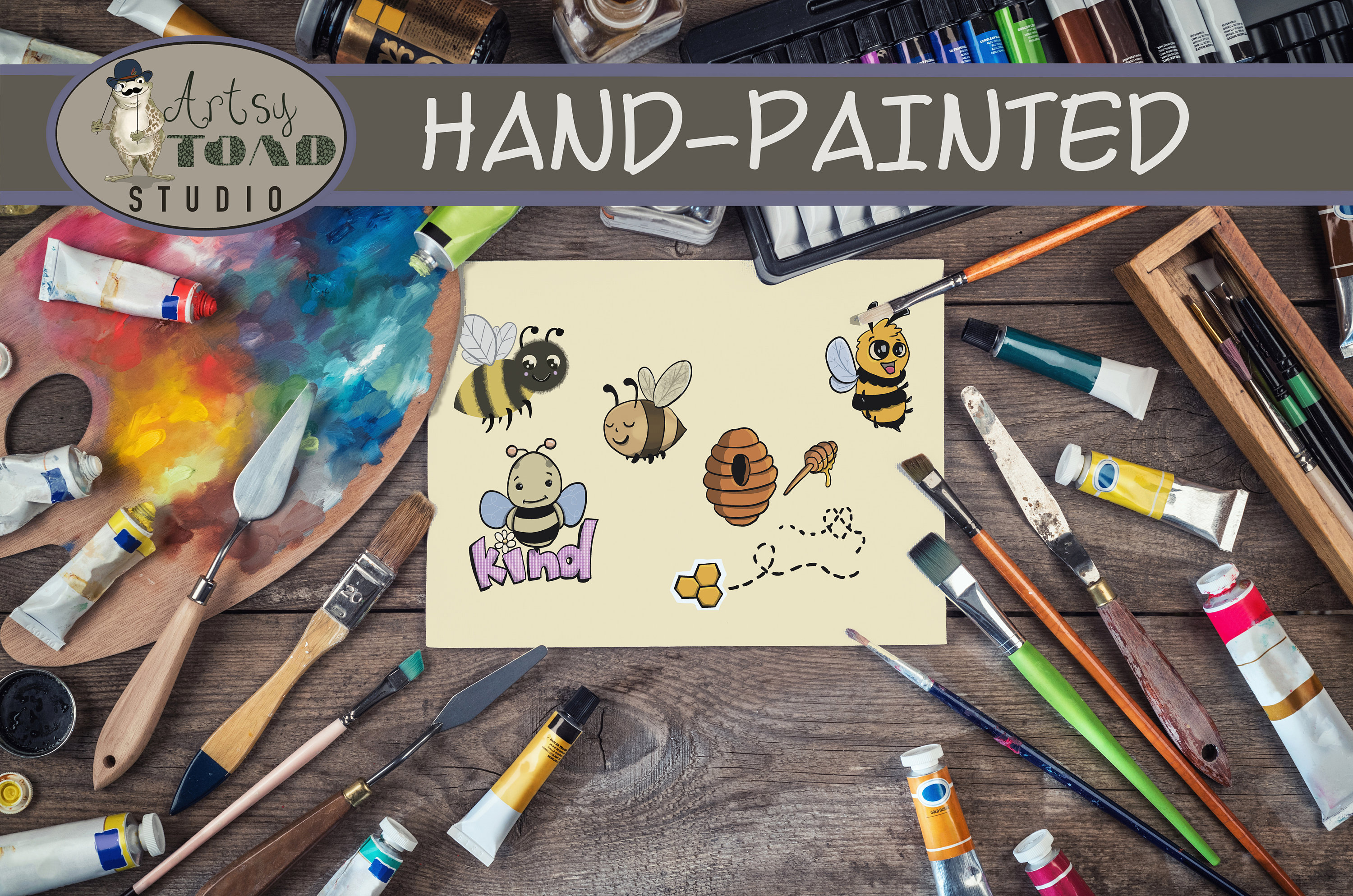 Honey Bee Clip Art Set - Etsy