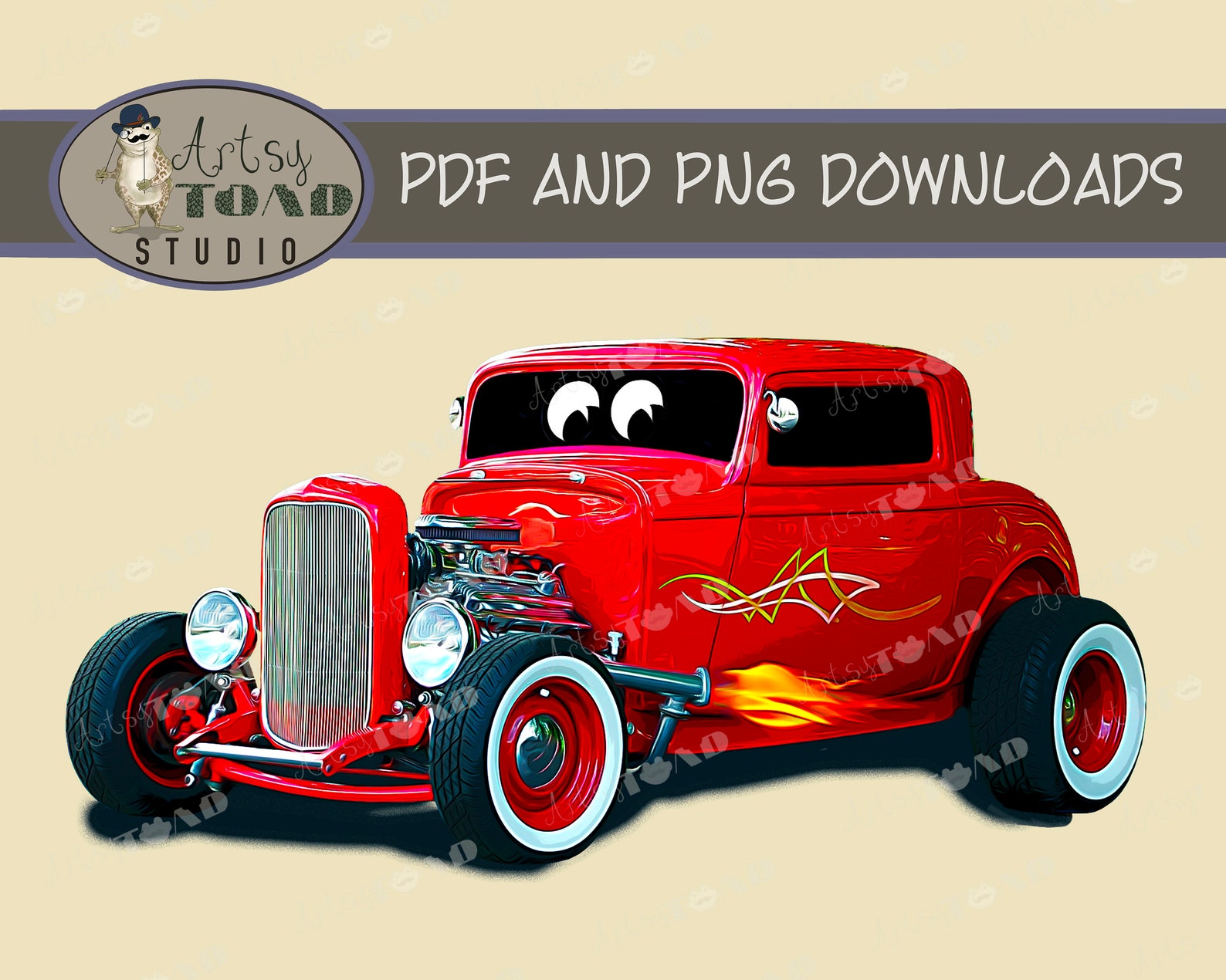 Hot Rod Downloads Collection - 4 High Quality Hot Rod Graphics - Etsy