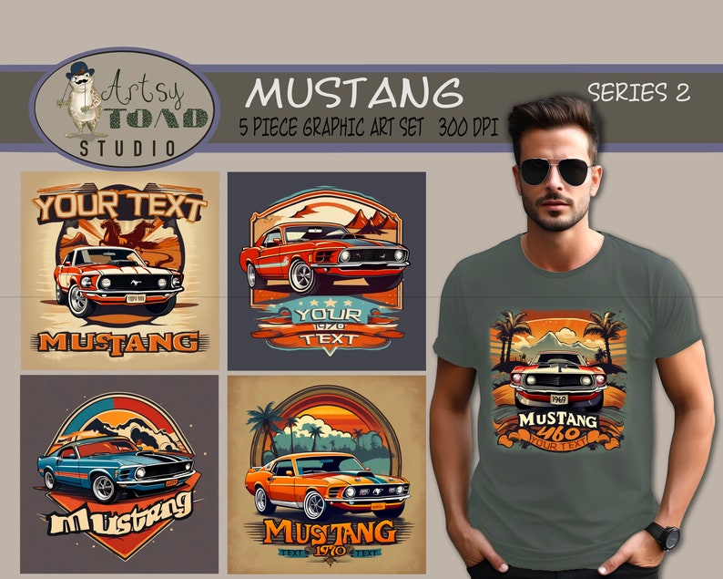 Ford Mustang Graphics - 5 High Quality Car Graphics - Series 2 ...