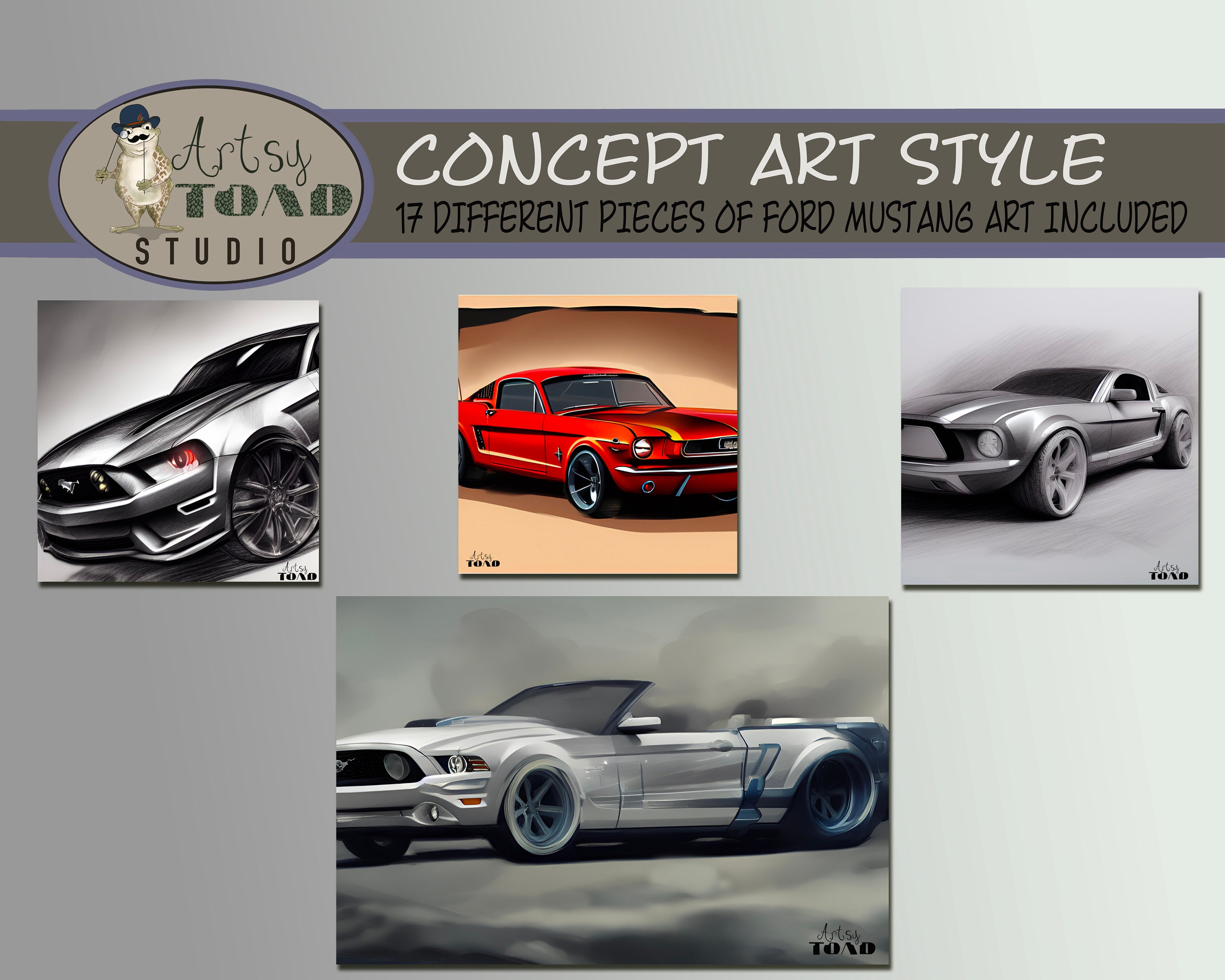 Huge Ford Mustang Bundle - Art Download - Etsy