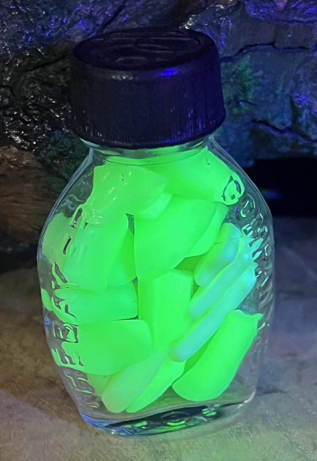 Vintage Embossed Bayer Bottle Opaque Uranium Glower SV2170 - Etsy