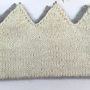 Hand Knit Crown for Kids and Toddlers -double-sided Royal Headband ...