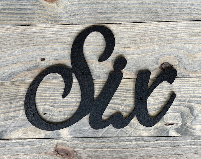 Large Colonial Cursive House Numbers - Etsy Canada