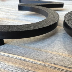Clean Modern House Numbers / Black House Number / Outside Address Sign ...