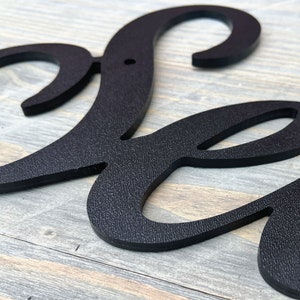 Colonial Script House Number / Extra Large Cursive Number / Thin ...