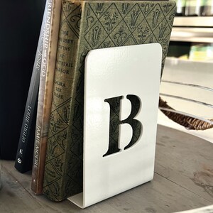 Personalized Monogram Bookend / Last Name Initial Bookend / Custom ...