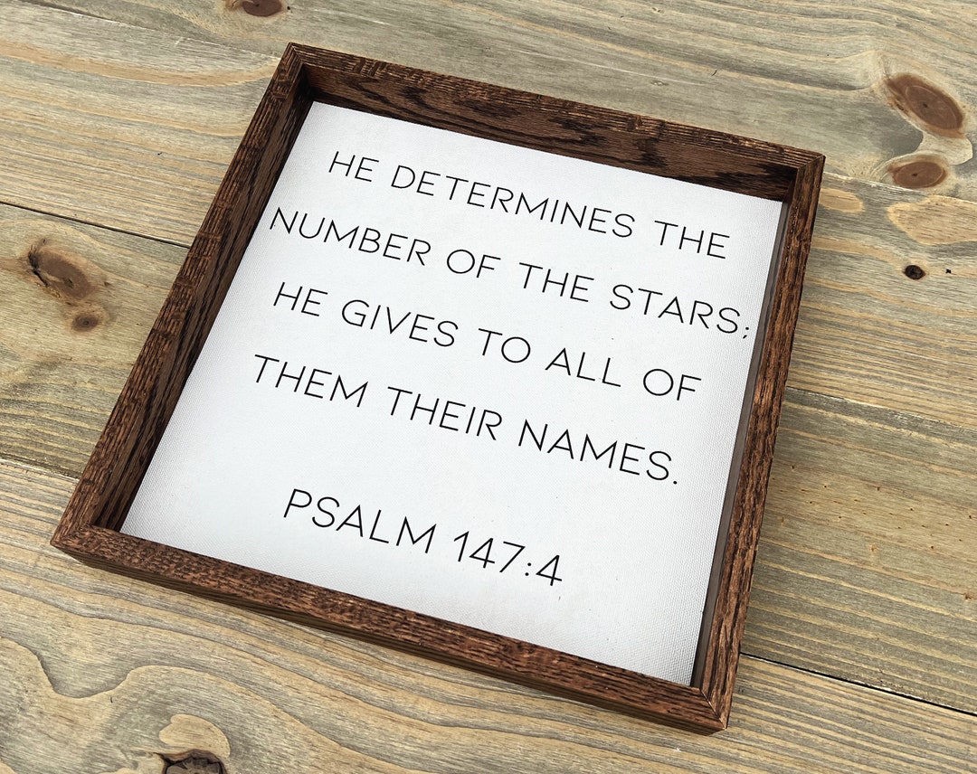 Bible Verse Framed / Scripture Quote Framed / Custom Sign for Home ...