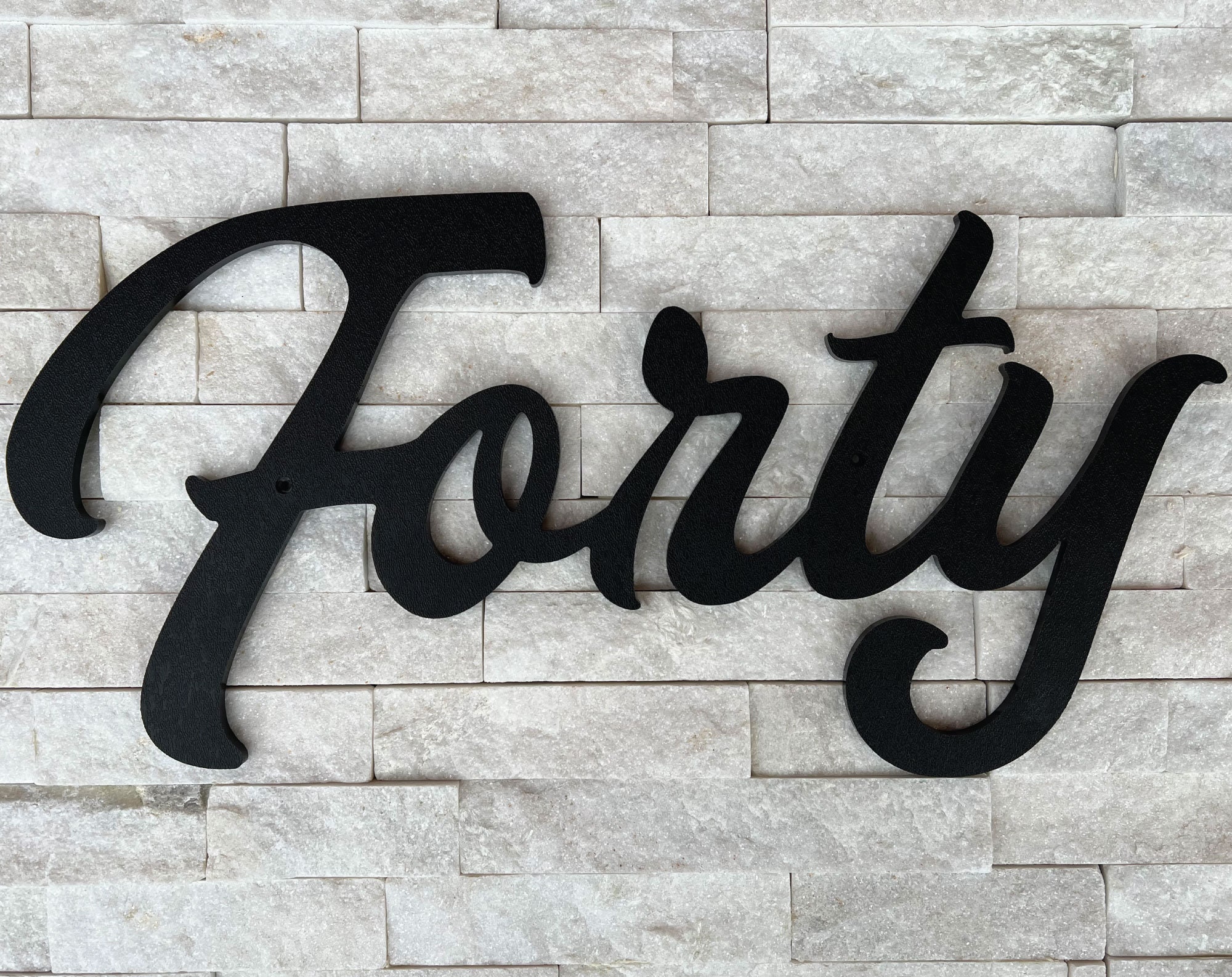 Large Cursive House Numbers / Retro Style Number / Thick - Etsy