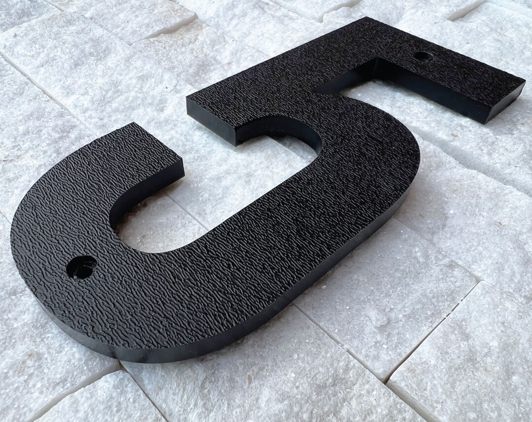 Bold Thick Modern House Numbers / Address Sign / Address Plaque / House ...