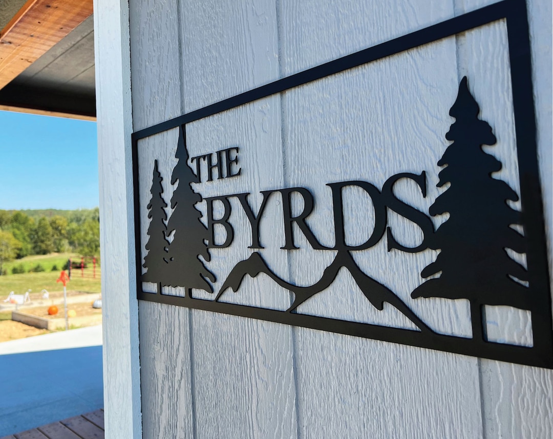 Personalized Metal Sign / Custom Name Metal Sign / Metal Decor for ...