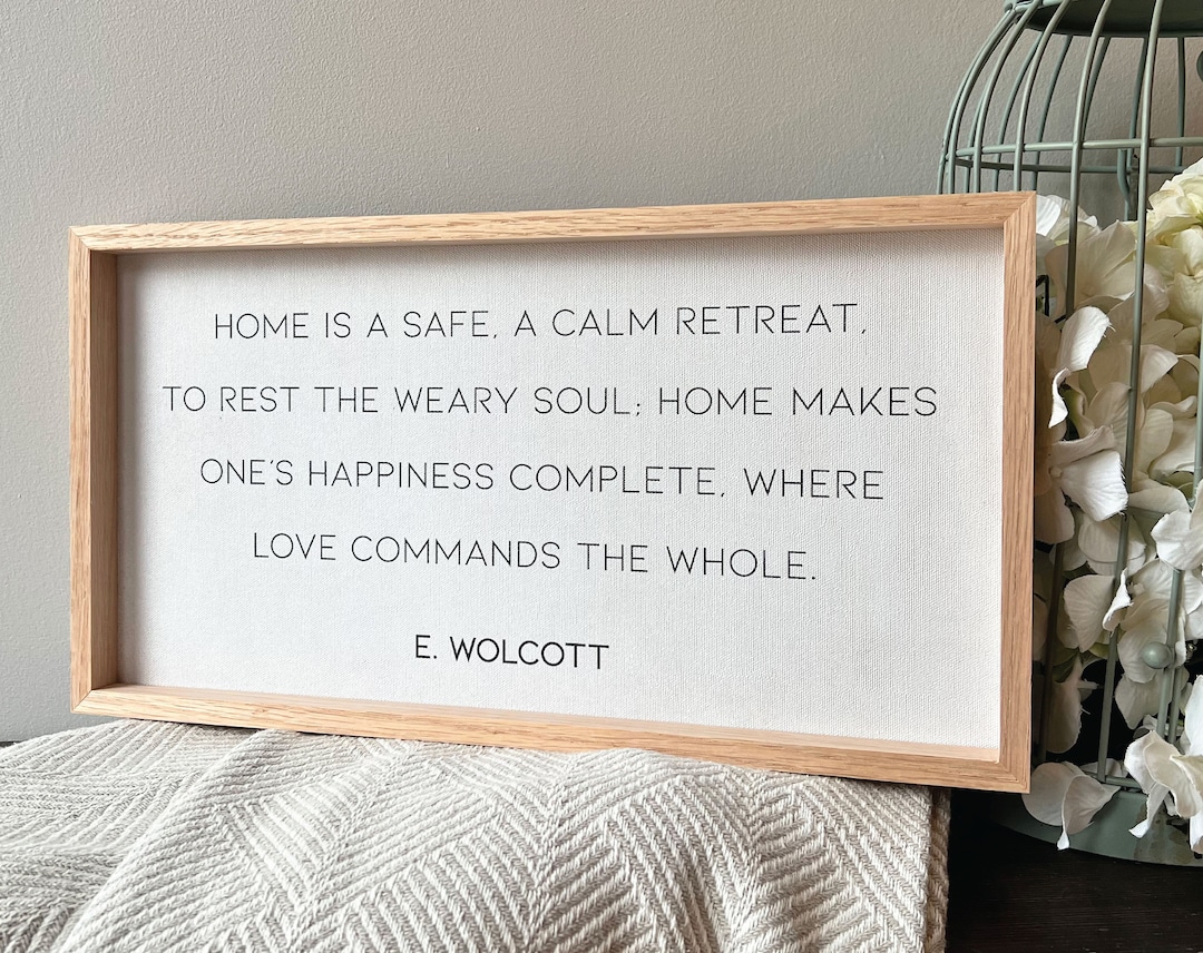 Custom Quote Framed / Custom Poem Framed / Custom Sign for Home / Personalized Quote Sign ...