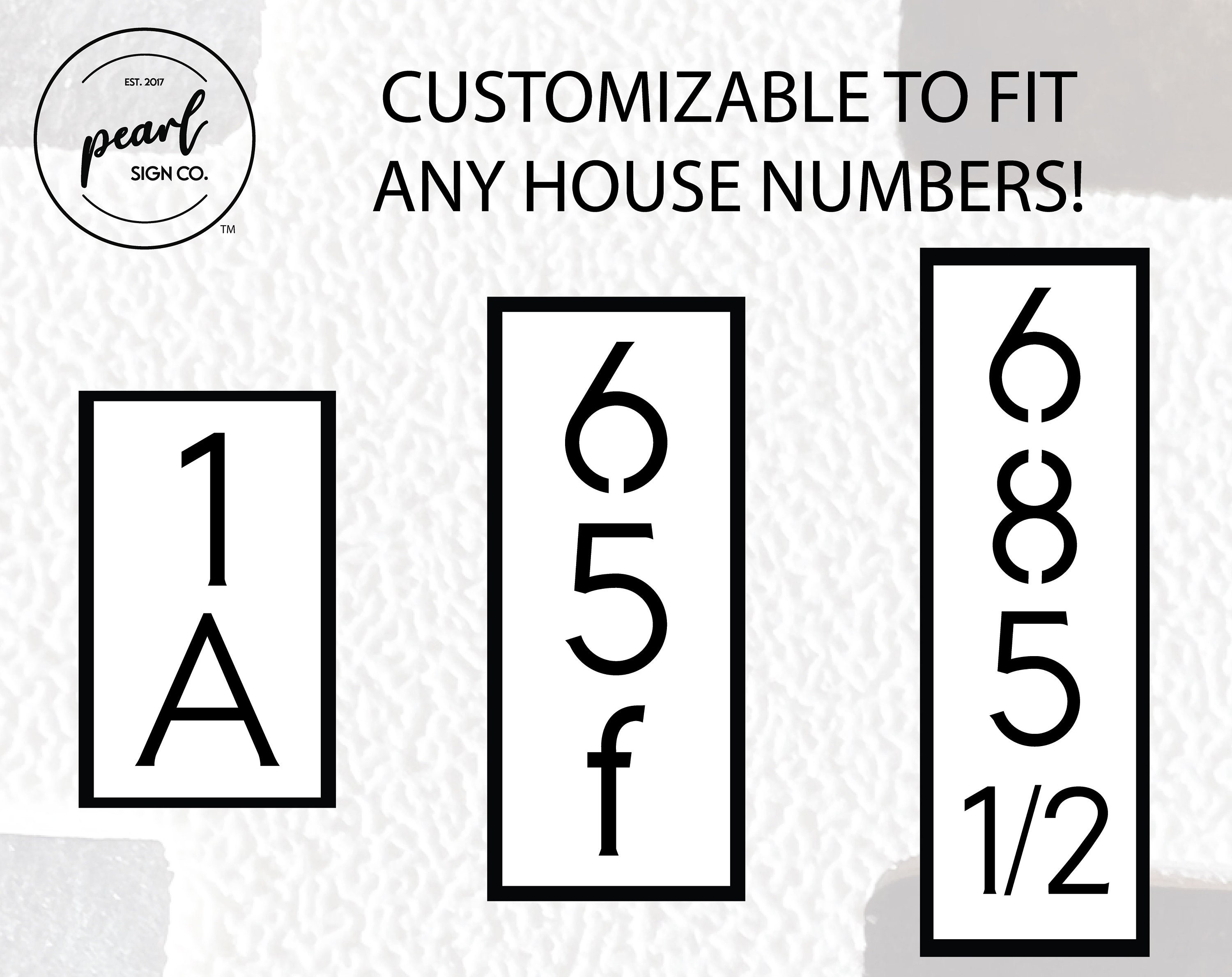 Custom Home Address Plaque / Address Sign / House Number Sign - Etsy