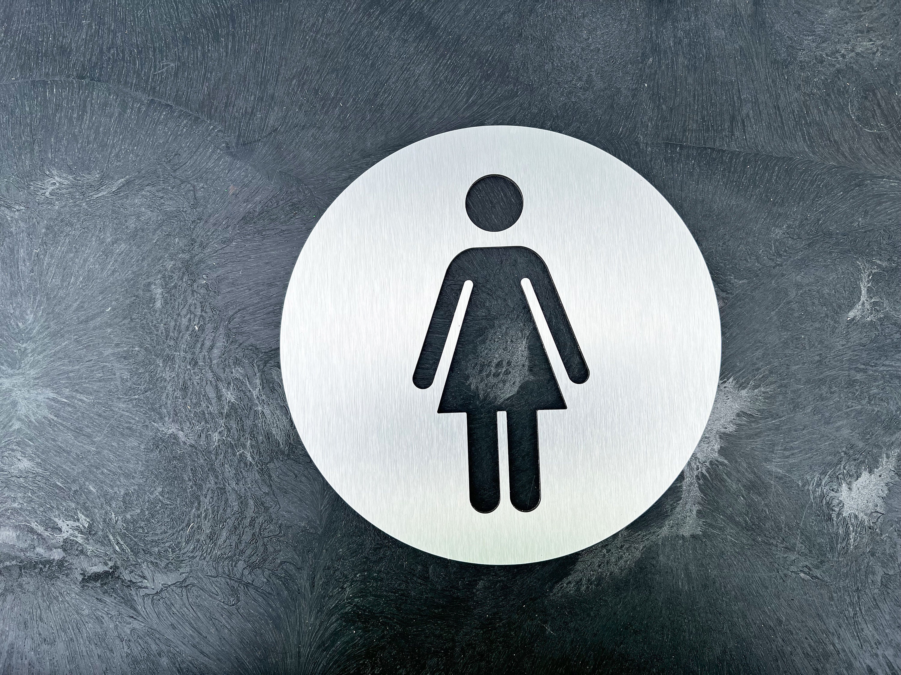 Modern Restroom Sign / Custom Restroom Signage / Restaurant Sign ...