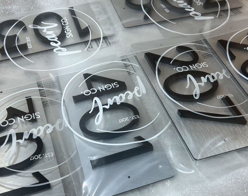 Apartment Number Plaques / Condo Address Signs / Apartment Numbers ...