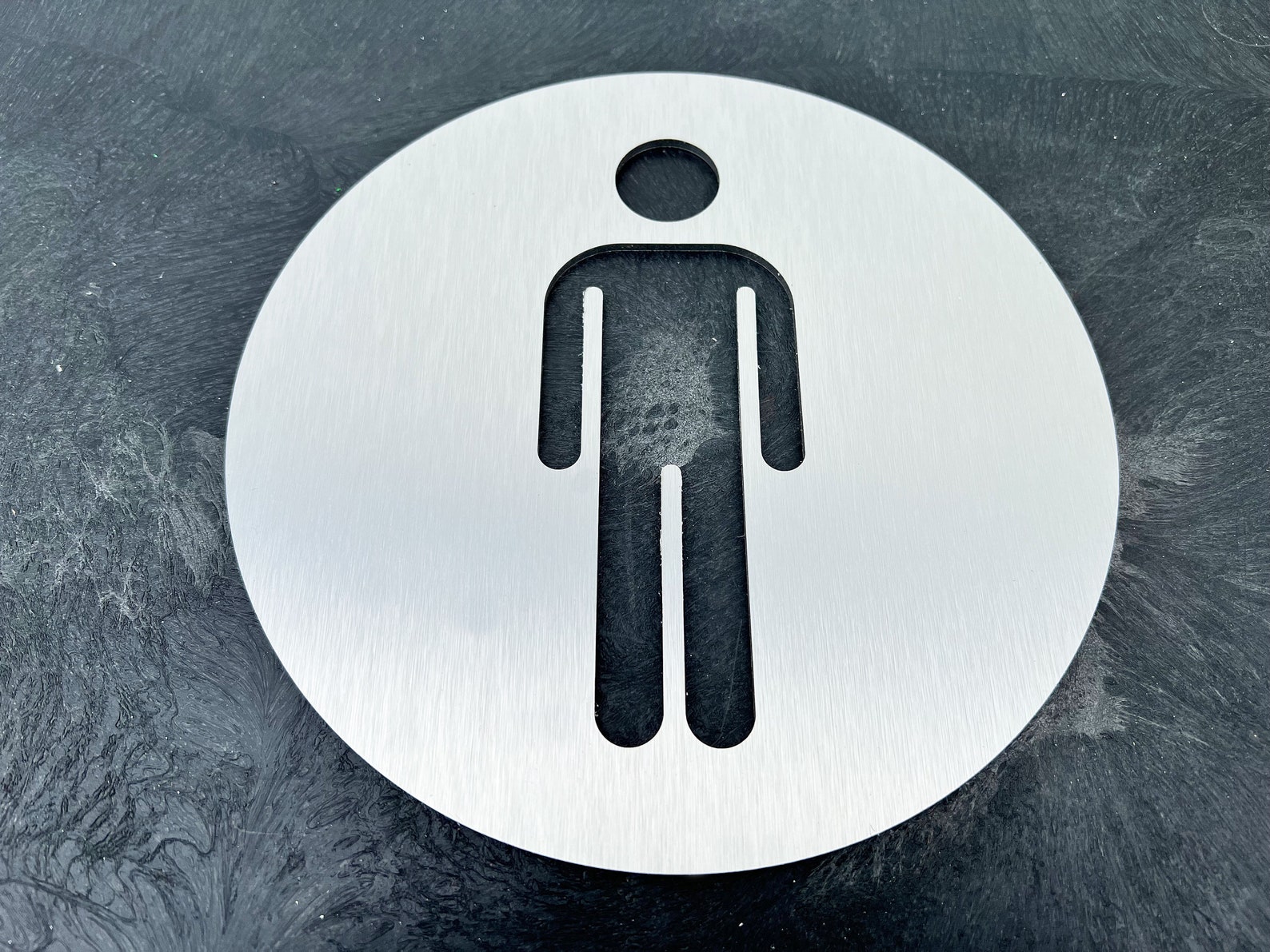 Modern Restroom Sign / Custom Restroom Signage / Restaurant - Etsy