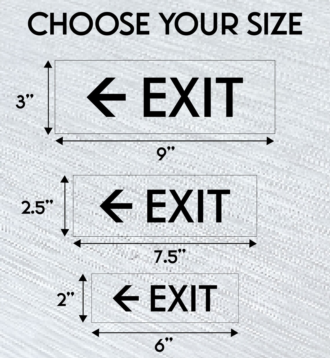 Exit Sign / Wayfinding Signage / Custom Metal Sign / Office - Etsy