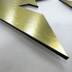 Custom Business Sign / 3D Gold Business Sign / Acrylic Sign for ...