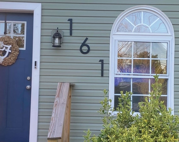 Modern House Numbers / Address Numbers / Address Plaque / - Etsy
