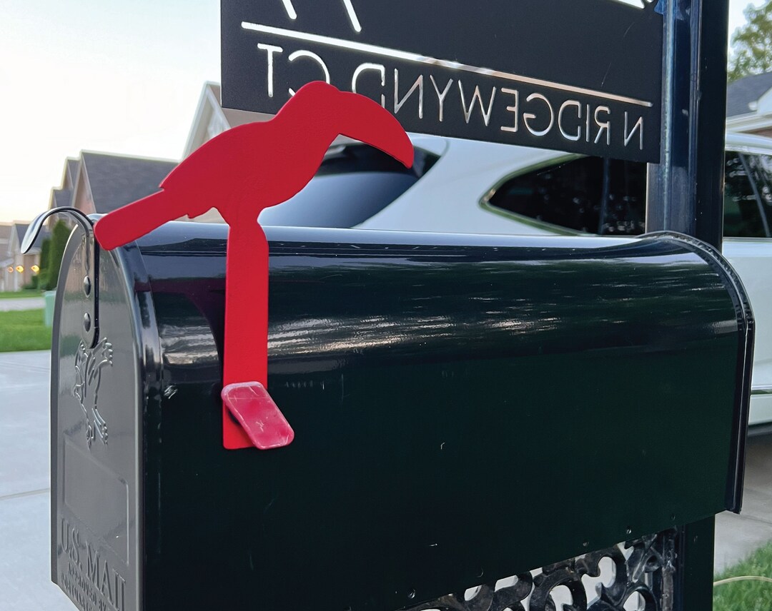Metal Mailbox Flag / Metal Toucan Art / Toucan Flag / Mailbox Decor ...